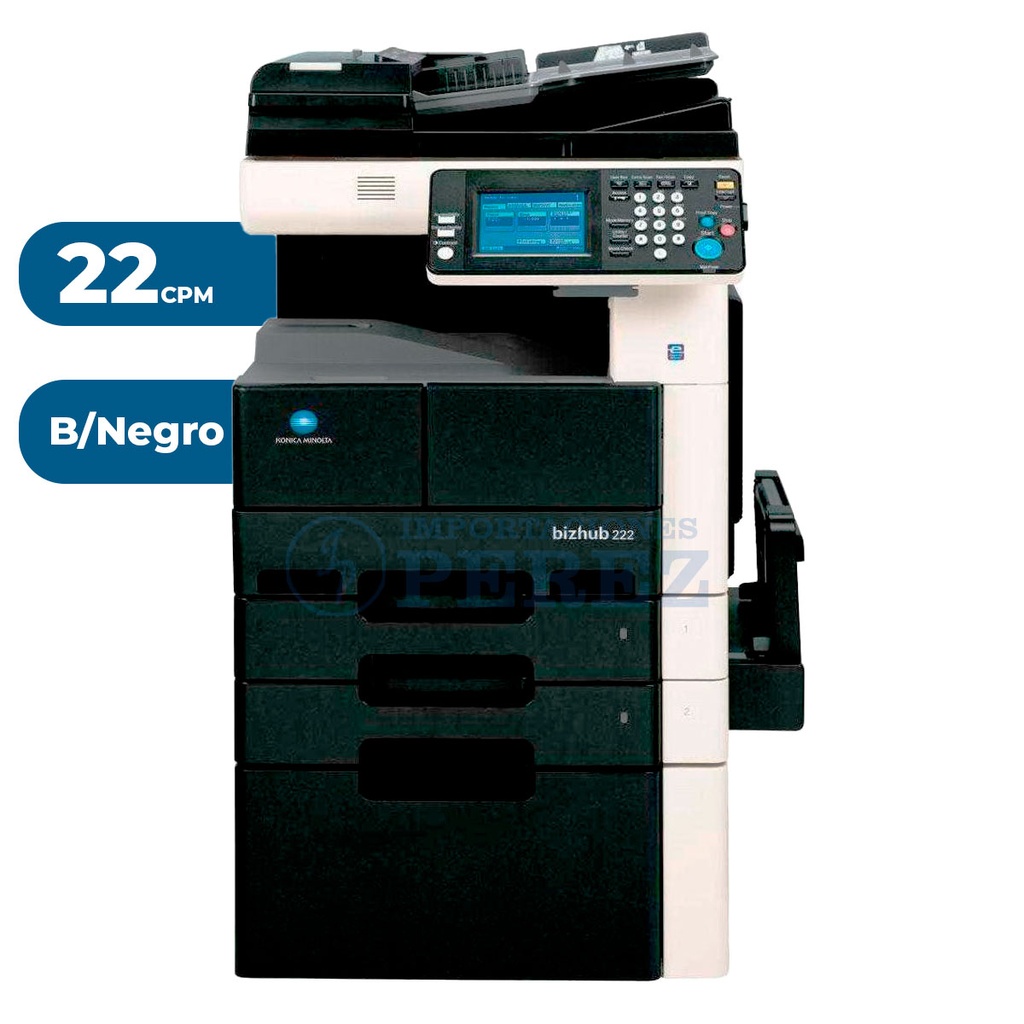 Fotocopiadora Konica Minolta Bizhub 222 | Importaciones Perez