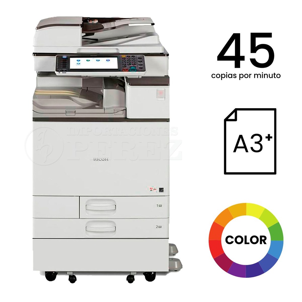 Fotocopiadora Ricoh MP C4503 | Importaciones Perez