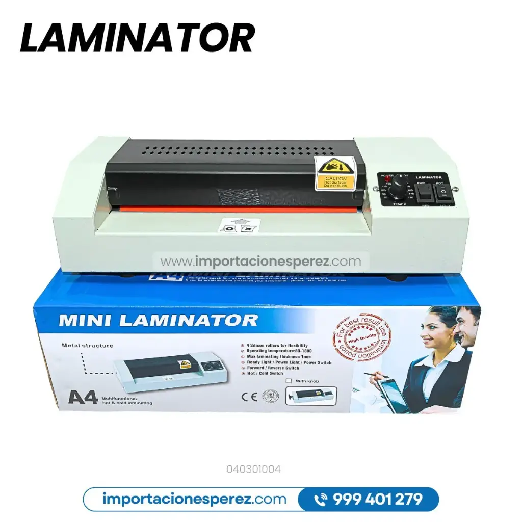 Enmicadora A4 [LAMINATOR] de 80°-180° / 75-200mic [8305 ...