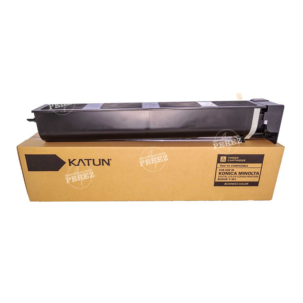 Toner Cartucho Black Konica Minolta [Katun Business Color] TN411K 765 ...