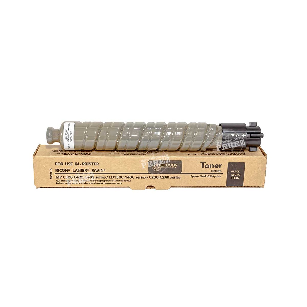 Toner Cartucho Black Ricoh [Intercopy] (240g) | Importaciones Perez
