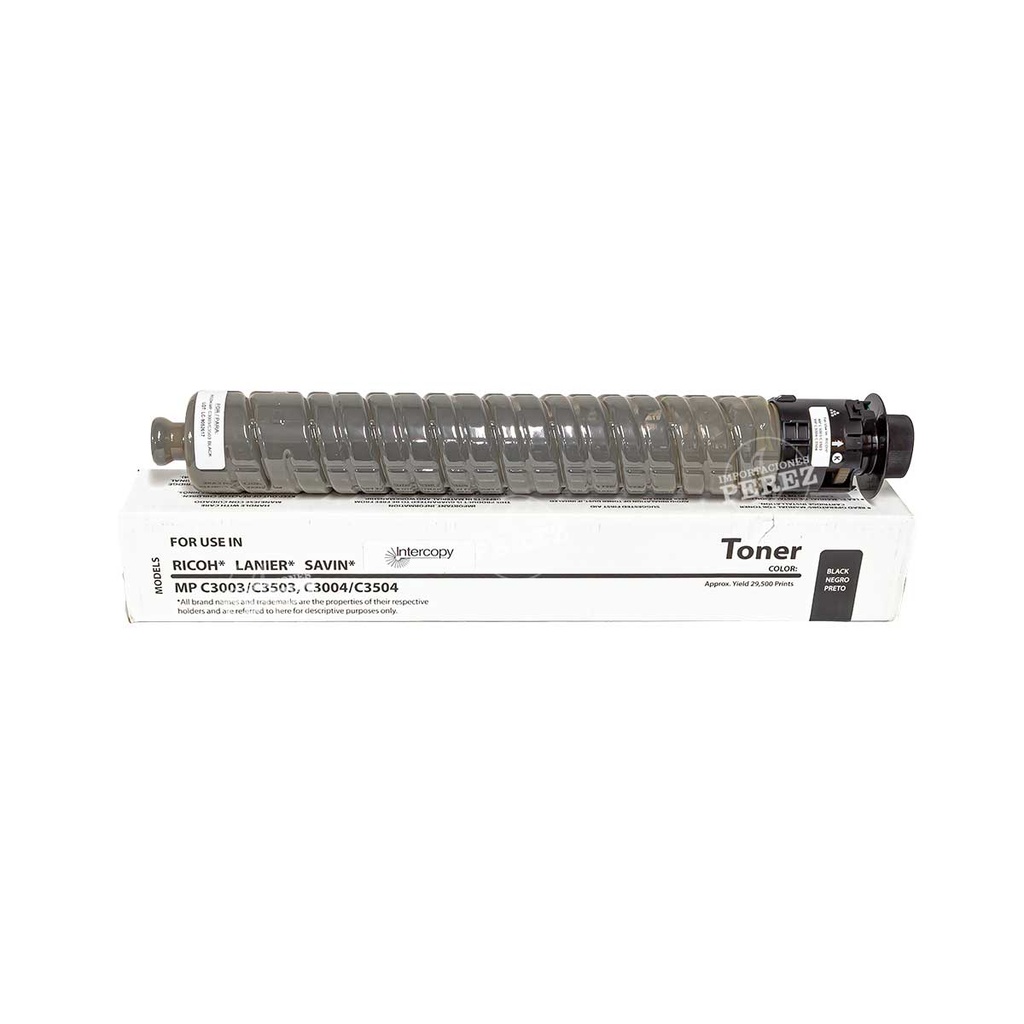 Toner Cartucho Black Ricoh [Intercopy] (495g) | Importaciones Perez