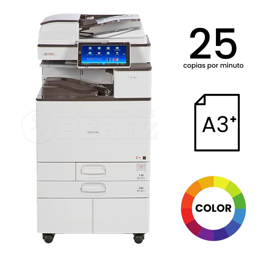 Fotocopiadora Ricoh MP C2504Ex | Importaciones Perez