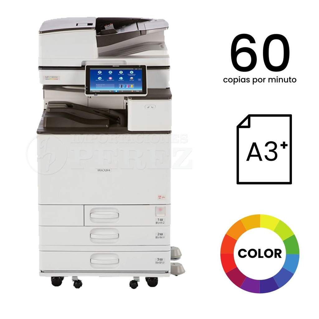 Fotocopiadora Ricoh MP C6004Ex | Importaciones Perez